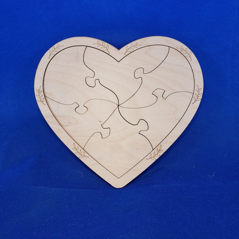 Heart Shaped Puzzle - Etsy