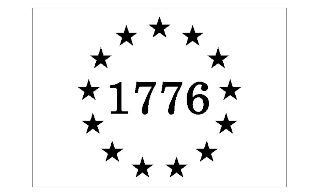 Betsy Ross W/1776 Field Template - Laser Cut Natural Wooden Blanks - Etsy