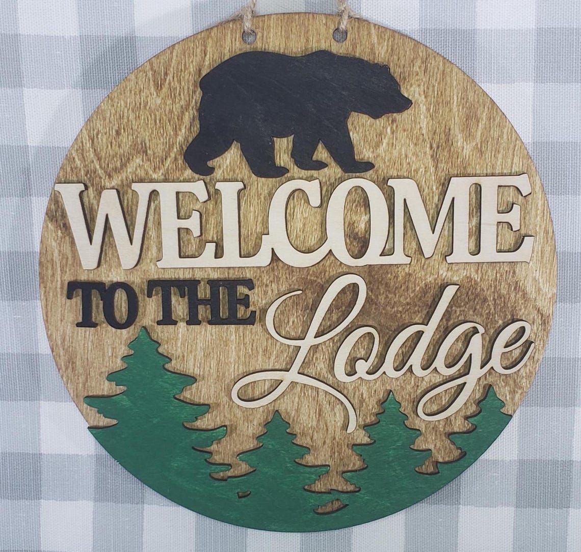 DIY Welcome Sign Kit: Unfinished Wood Door Hanger, Painting Craft - Etsy
