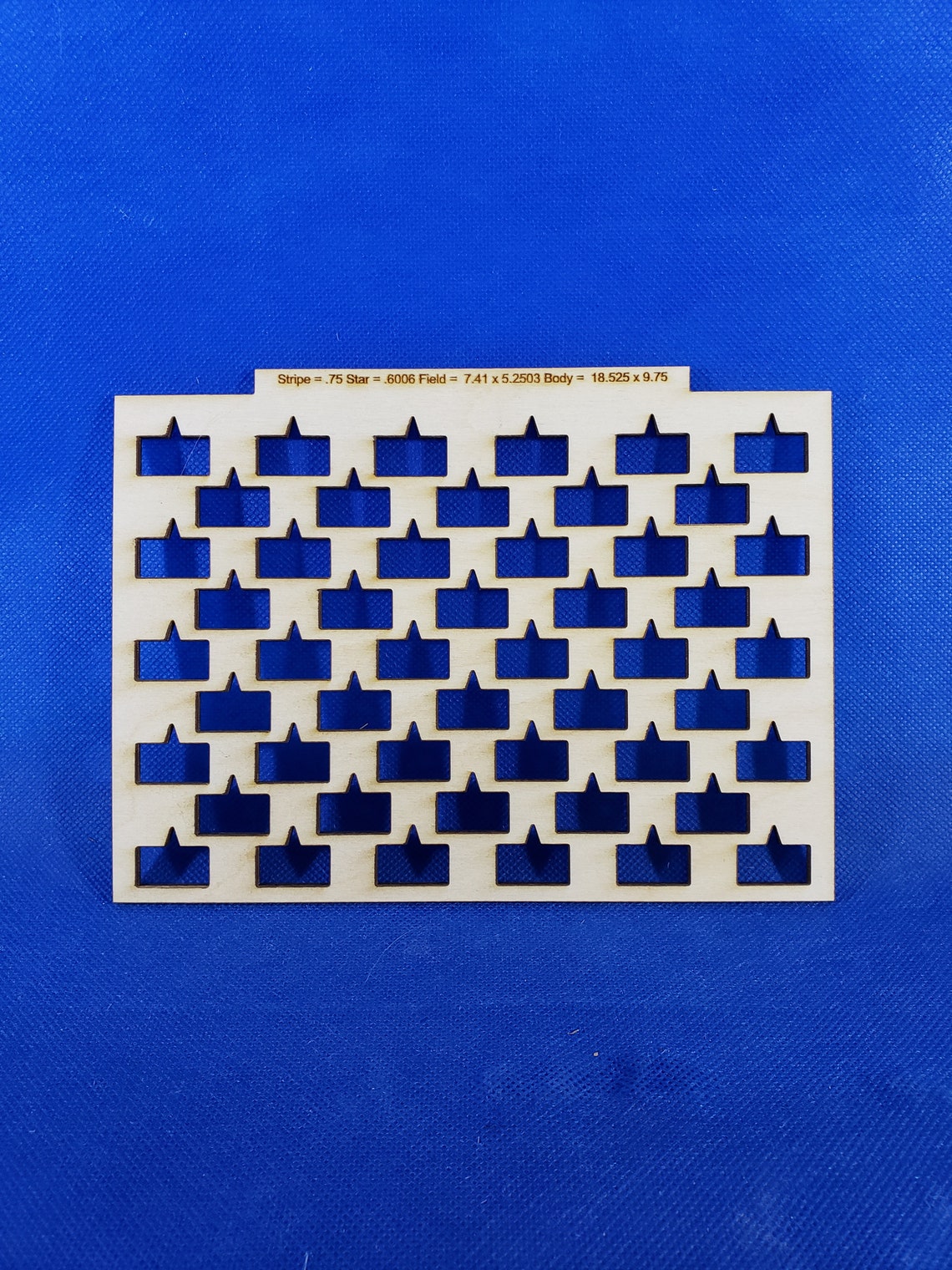 Large American Flag Star Field Template - Laser Cut Wooden Blanks - Etsy