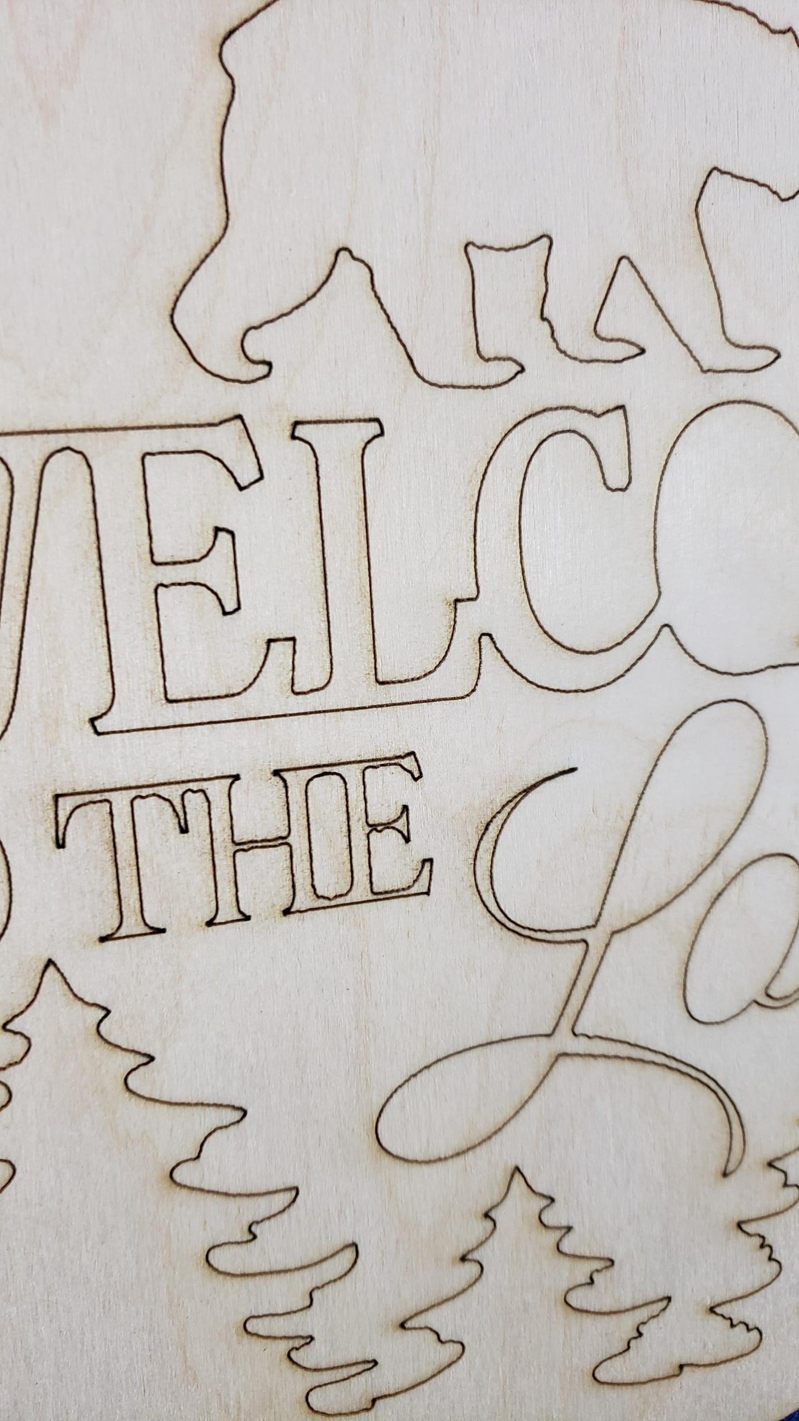 DIY Welcome Sign Kit: Unfinished Wood Door Hanger, Painting Craft - Etsy
