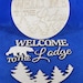 DIY Welcome Sign Kit: Unfinished Wood Door Hanger, Painting Craft - Etsy