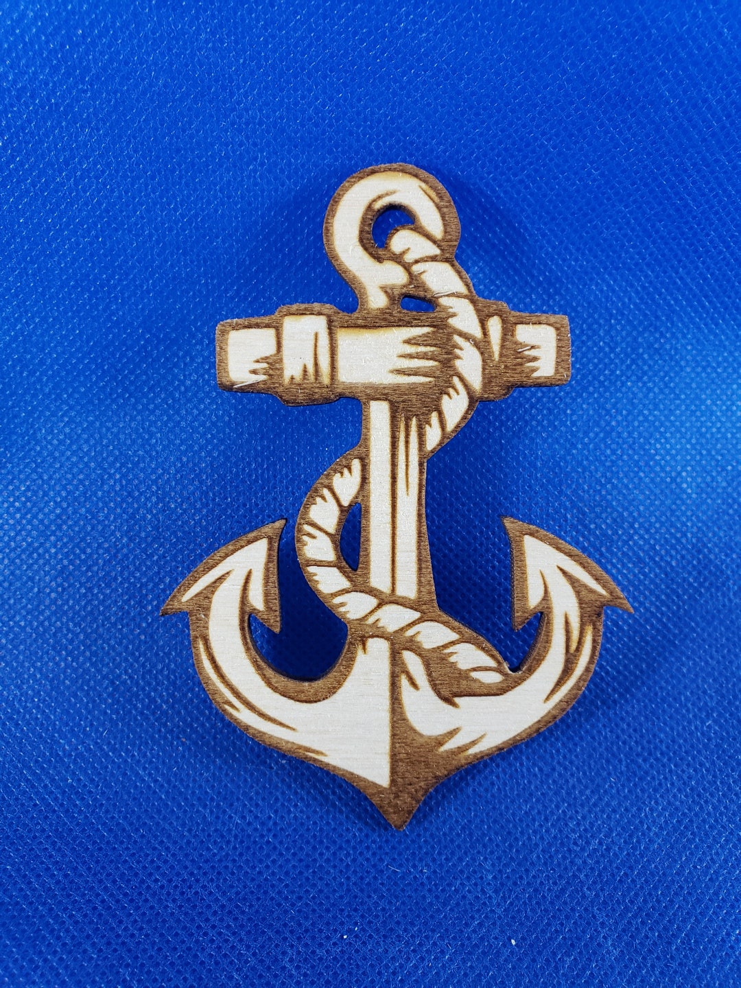 Ship Anchor Laser Cut Wood Blanks - Unfinished Birch for Crafts and DIY ...