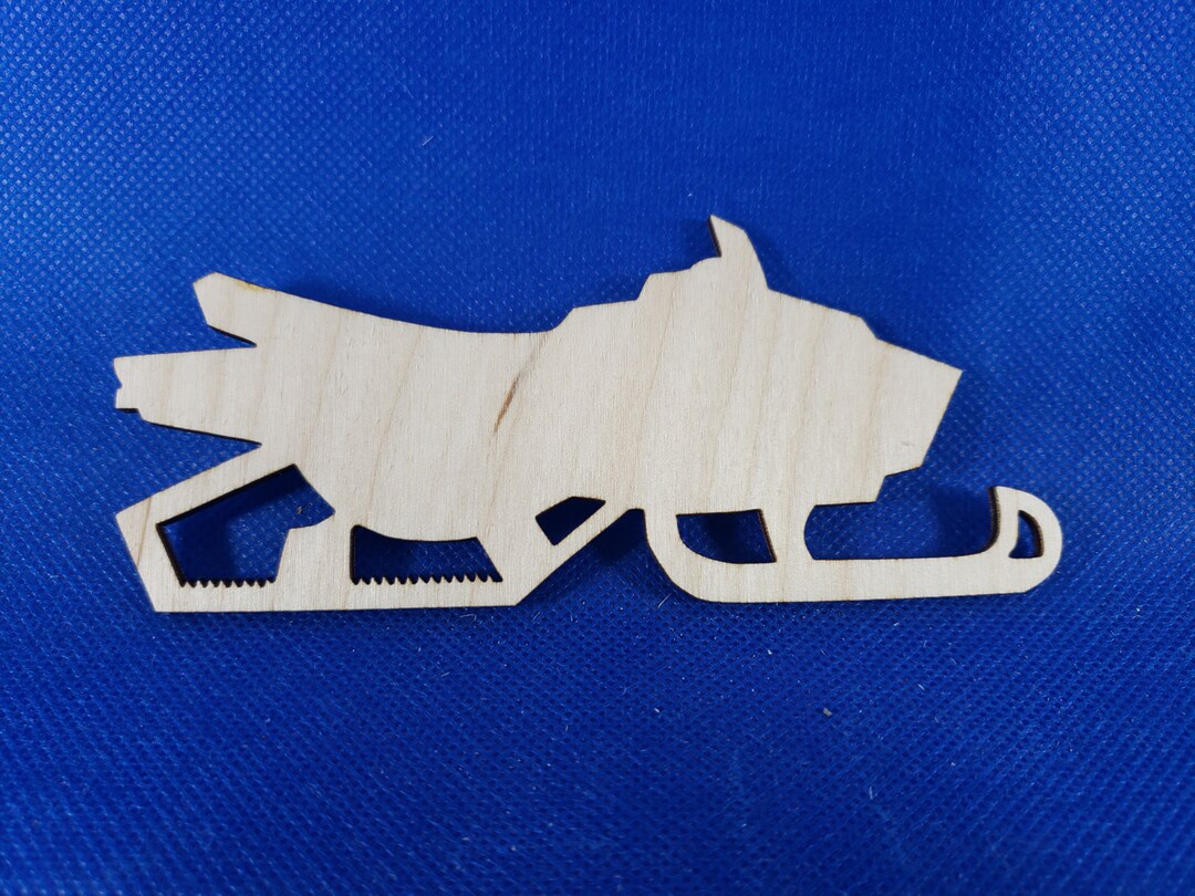 Snowmobile - 1973 - Unfinished Laser Cut Wood Birch Blanks for Earrings ...