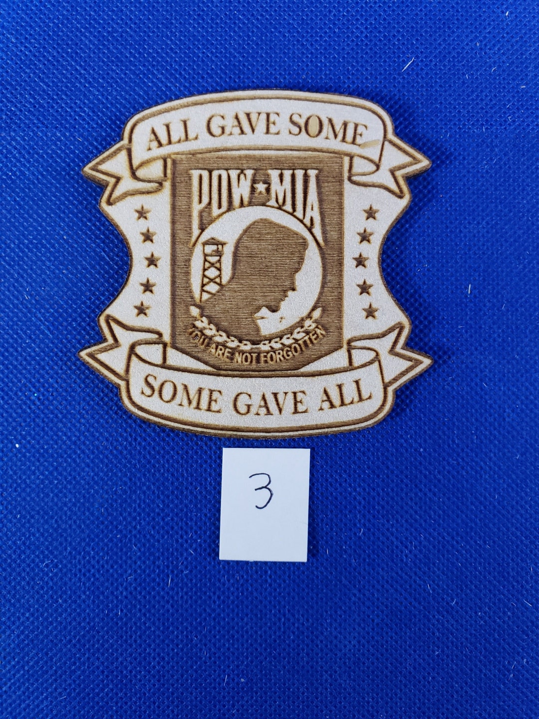 POW MIA Some Gave All - 1381 - Laser Cut, Wood Cutout Pieces, Wall ...