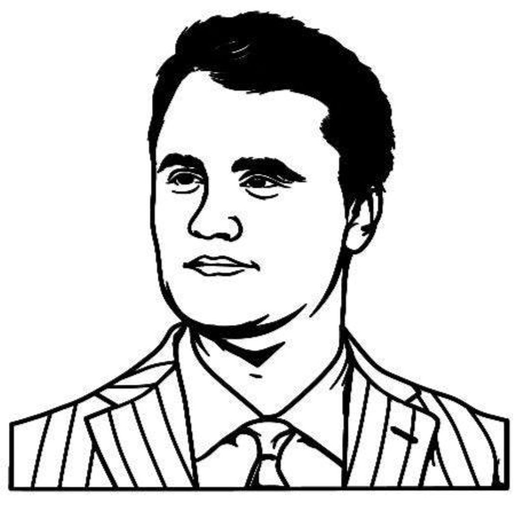 Profile of Charlie Kirk SVG File for Laser, CNC, Vinyl - Etsy