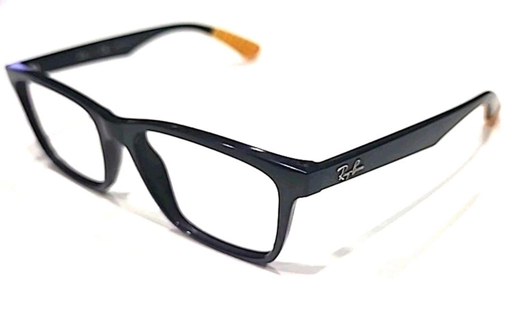 Ray Ban RB7025 5417 Black Square Eyeglasses Frame 55-17 145 - Etsy