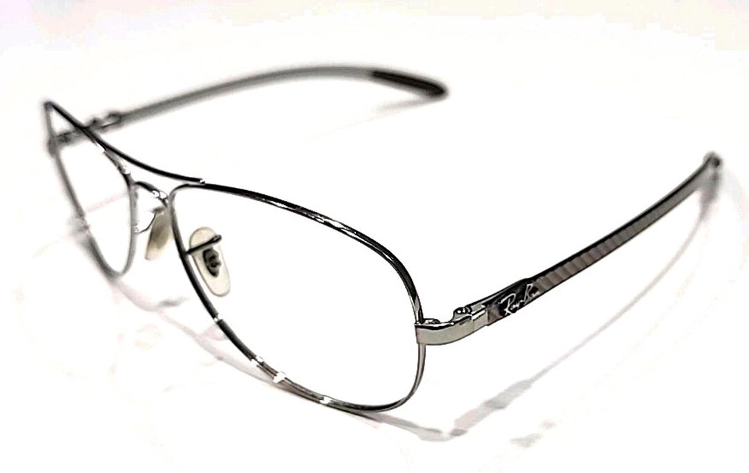 Ray Ban RB8301 004/51 Gunmetal Carbon Fiber Aviator Sunglasses Frame 59 ...