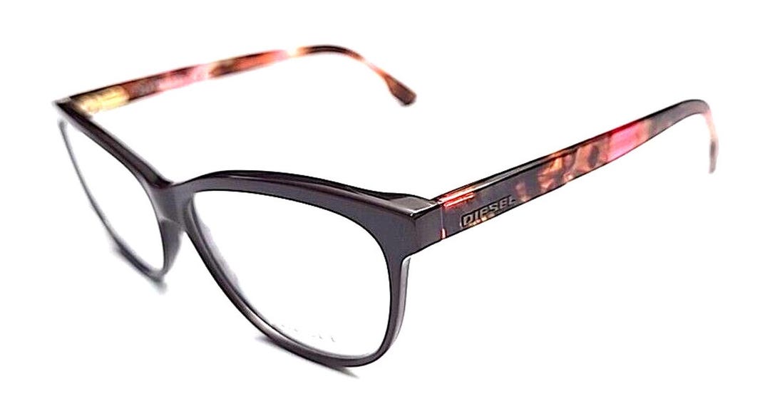 Diesel DL5188 069 Brown Oval Cat Eyes Eyeglasses Frame 53-13 140 New - Etsy