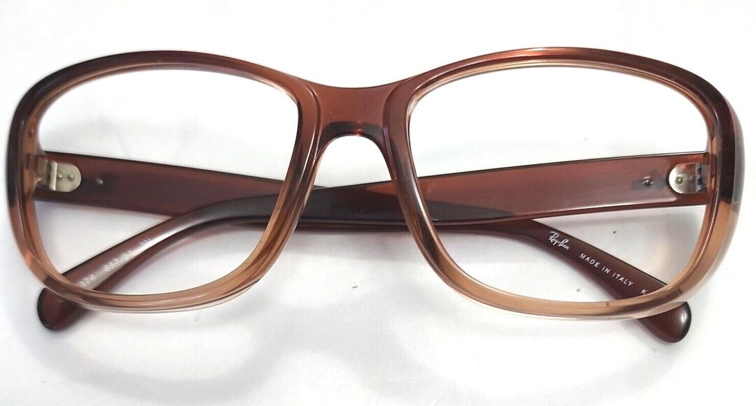 Ray Ban RB4174 857/51 Crystal Brown Fade Wrap Sunglasses Frame - Etsy