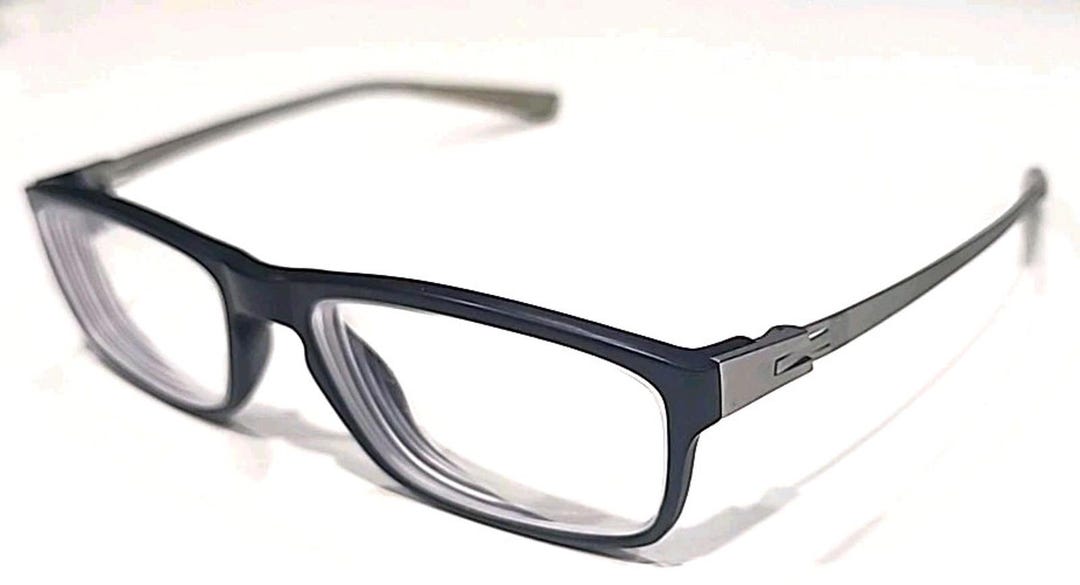 Nike 7106 020 No Lenses Black Rectangle Gray Eyeglasses Frame 53-16 140 ...