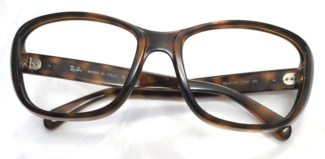 Ray Ban RB4174 710 Tortoise Brown Wrap Sunglasses Frame - Etsy