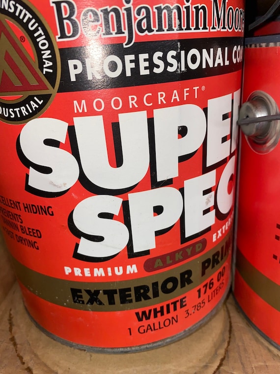 1 Gallon Benjamin Moore Super Spec Premium Alkyd EXTERIOR - Etsy