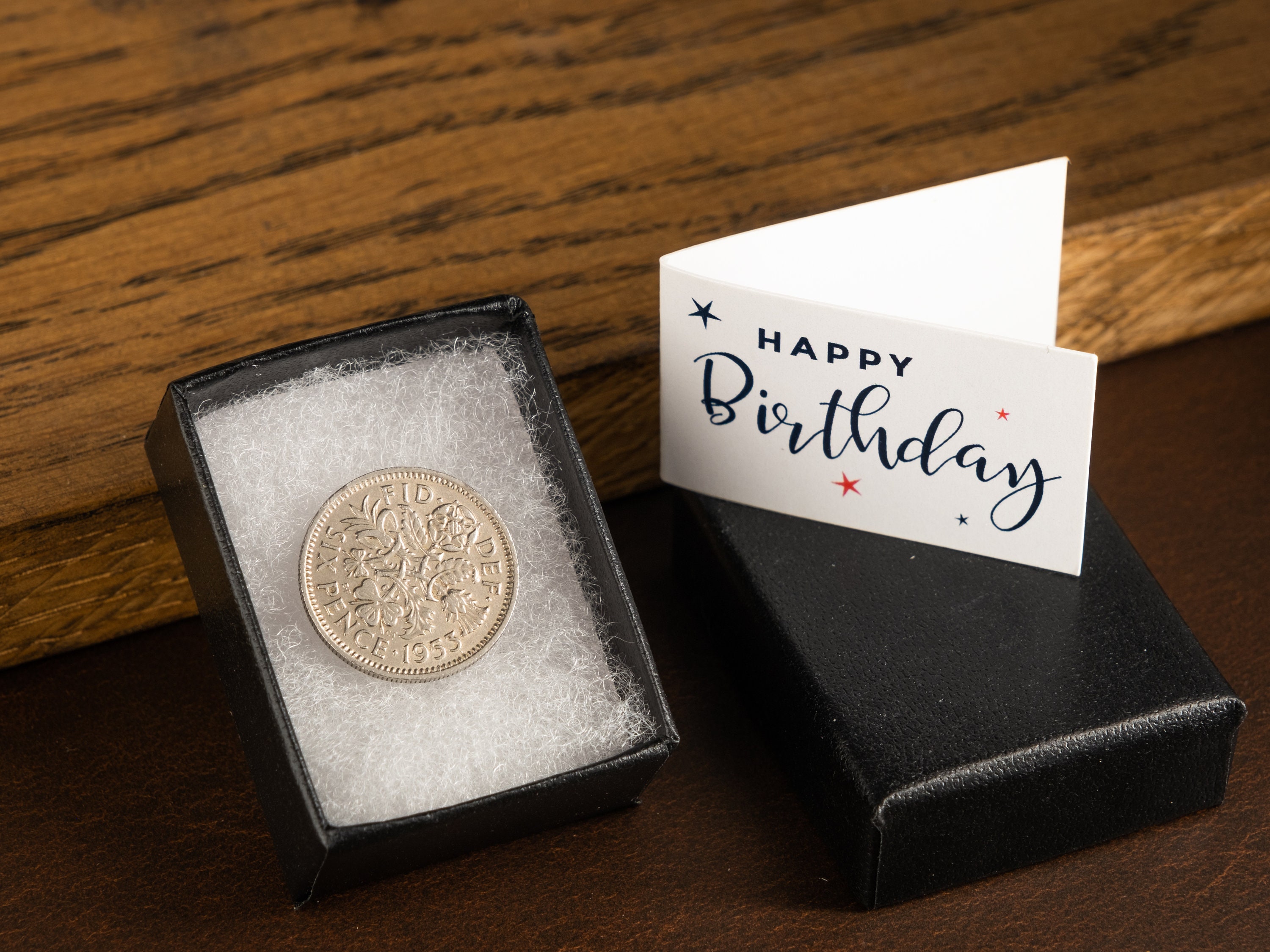 80th Birthday - 1945 or 1946 Lucky Silver Sixpence Coin Great Britain ...