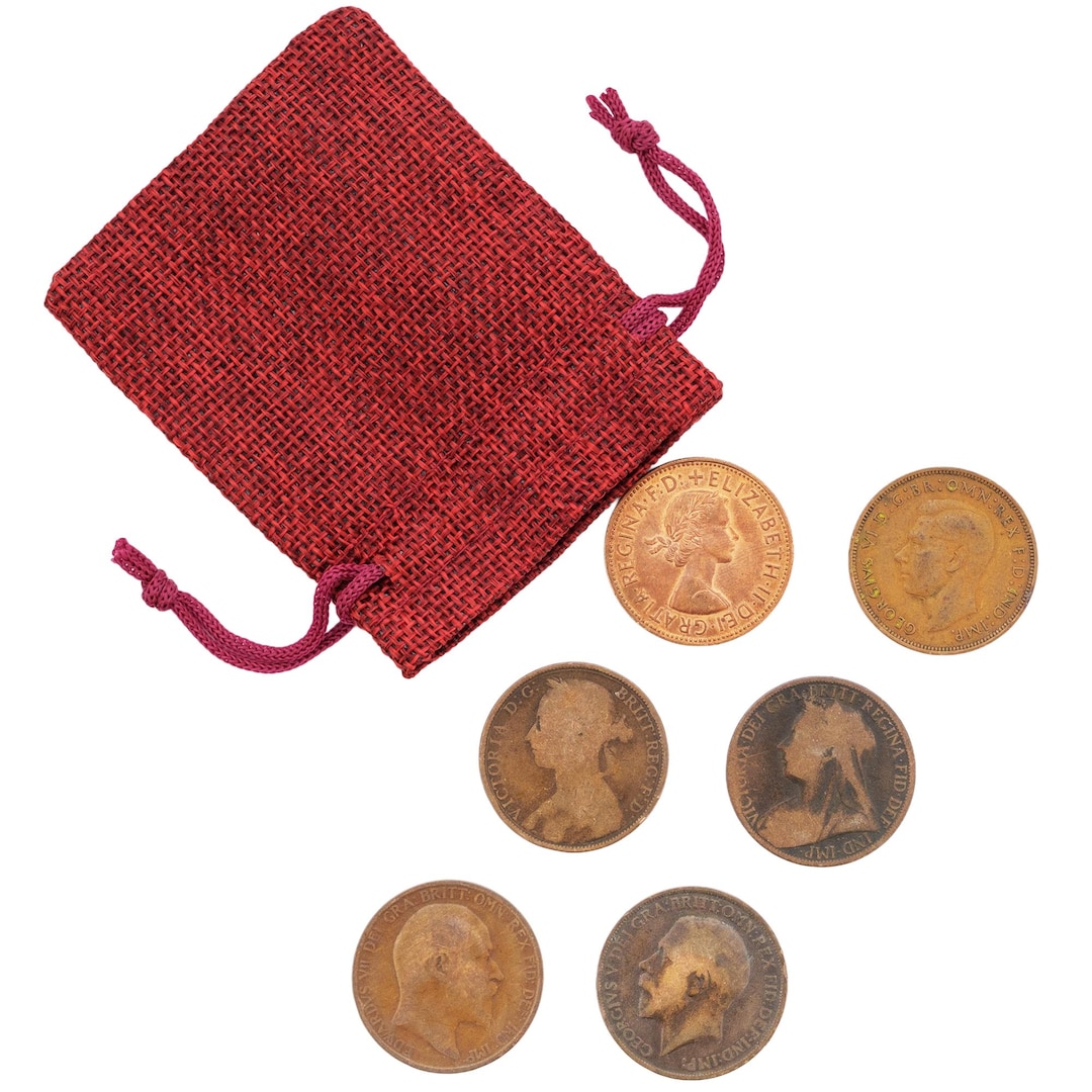 British Penny Collection: 6 Monarch Heads, Beginner Coins - Etsy