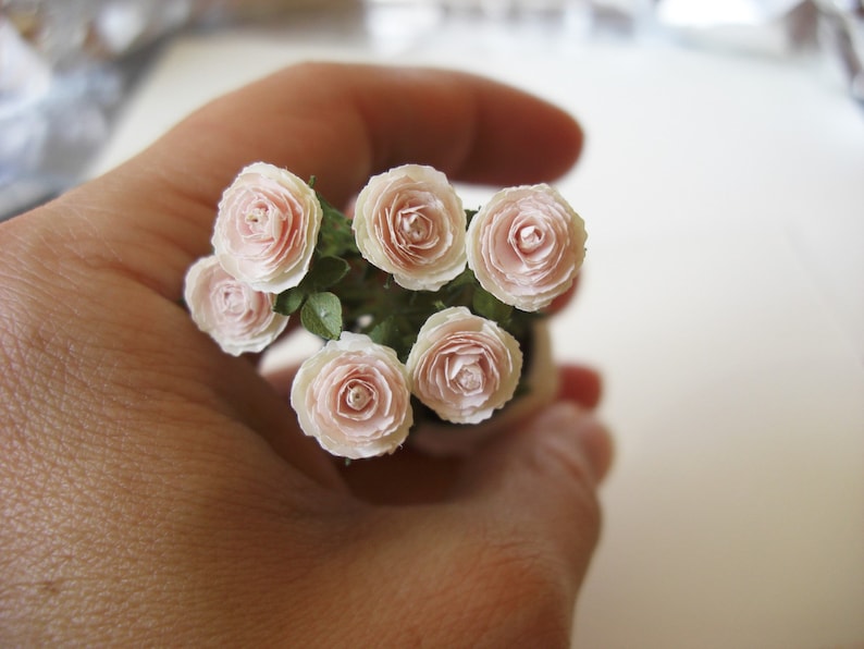 Kit Rose ANTIQUE ROSE dollhouse Miniature garden | Etsy