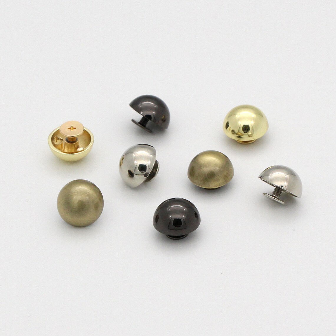 20set 15mm Rivet Screw Rivets Screw Studs Dome Rivets Chicago Screw in ...