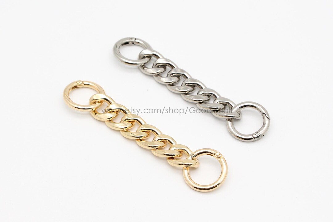 Purse Chain Extender Aluminum Bag Strap Extender for Women Purse Strap ...