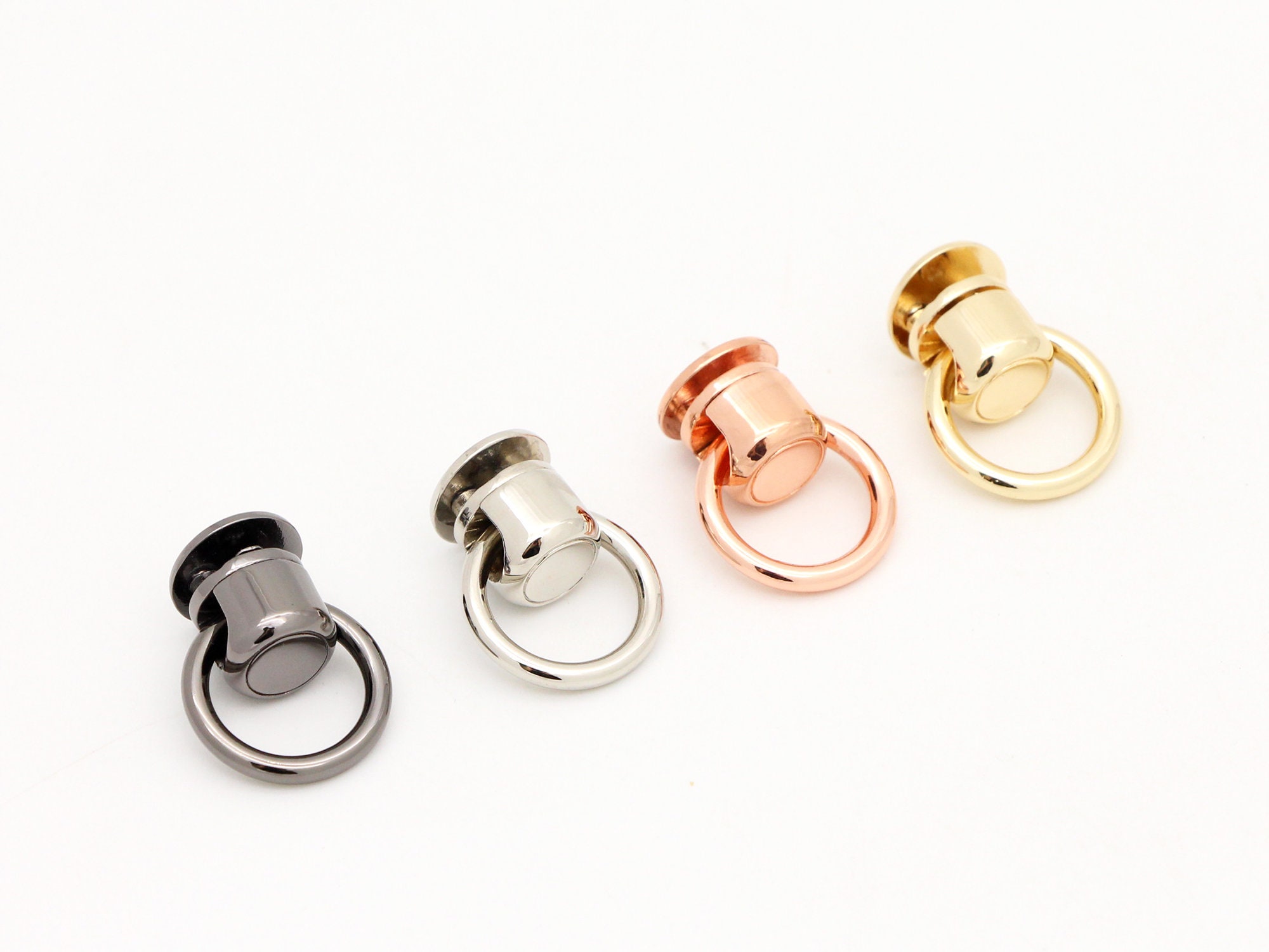 4-10pcs screw d ring chain connector screw connector Chicago | Etsy