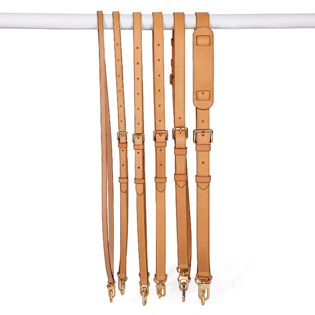 Full Grain Leather Bag Strap 1cm 1.2cm 1.5cm 1.8cm 2cm 2.5cm Vegetable ...