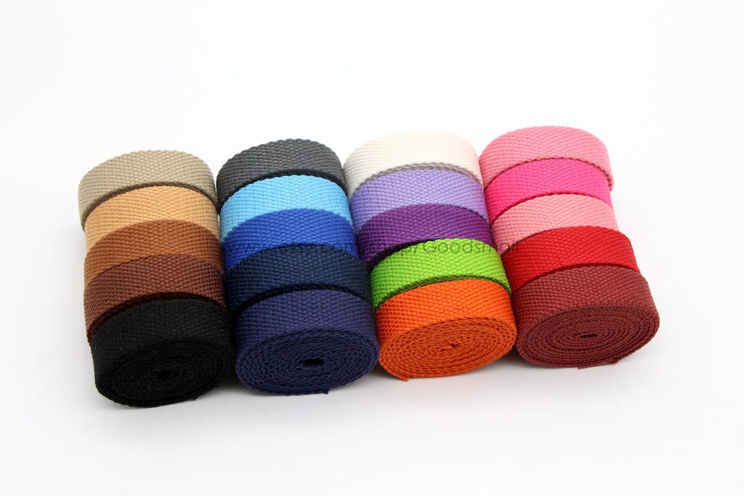 3/4" Polyester Cotton Webbing for Canvas Bag Strap Purse Strap Sold by ...