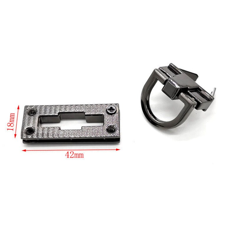 Gunmetal Purse lock purse flip lock Bag lock turn lock purse | Etsy