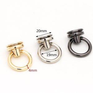 4pcs 3/4"(19mm) Bag Chain Connector Screw Connector Chicago Screw Rivet ...