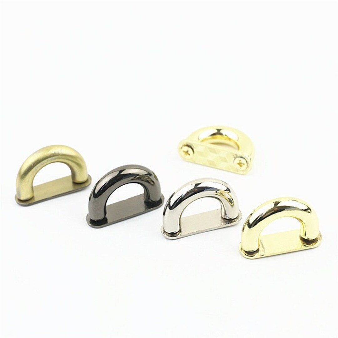 4pcs 1/2"(13mm) Bridge Buckle Bag Chain Strap Connector Screw D Ring ...