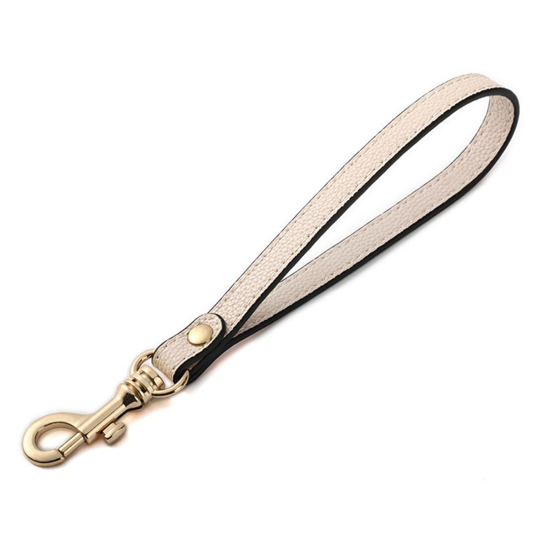 Leather Wristlet Strap off White Leather Key Chains for Women Leather ...
