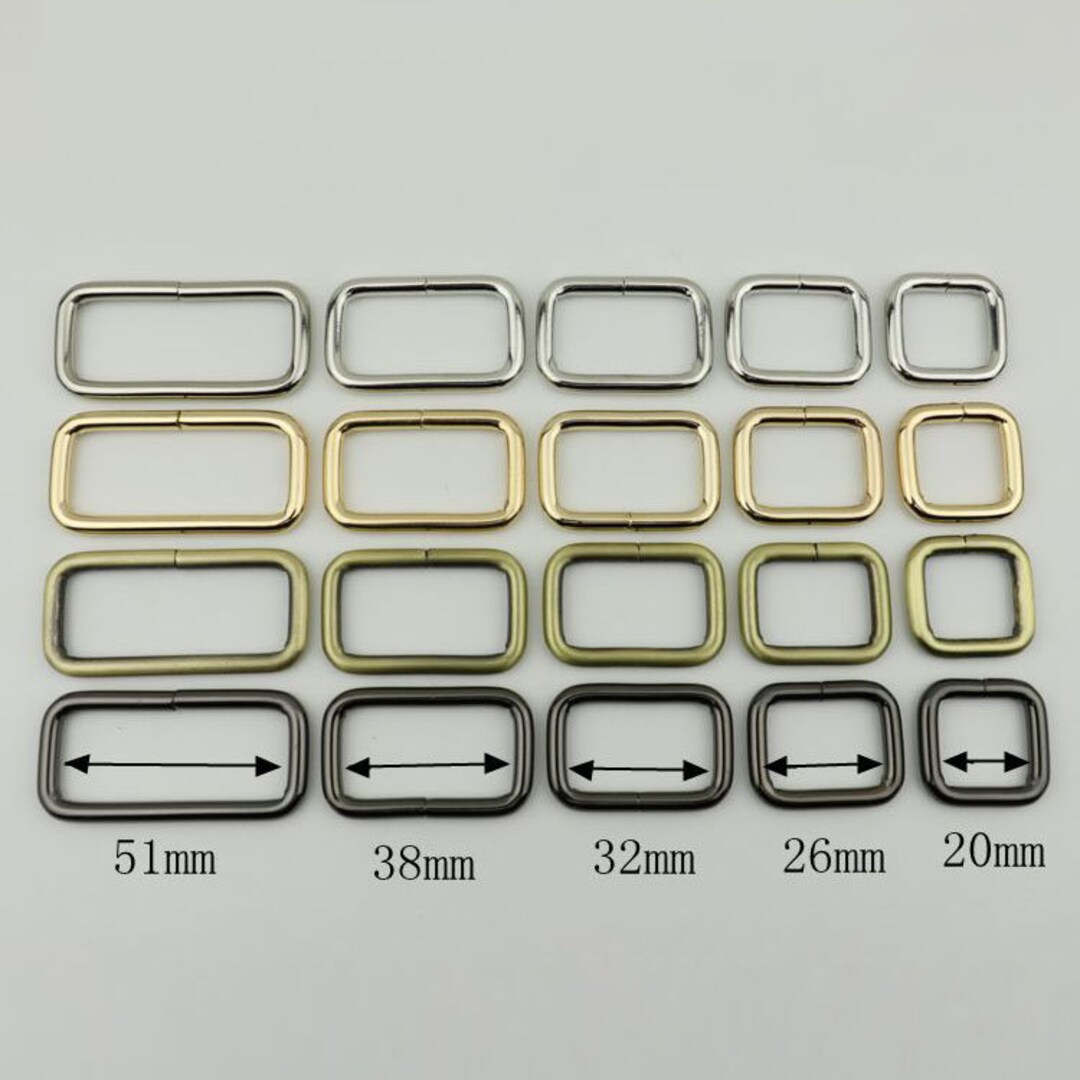 10pcs Rectangle Ring Purse Ring Rectangular Rings Purse Hardware - Etsy