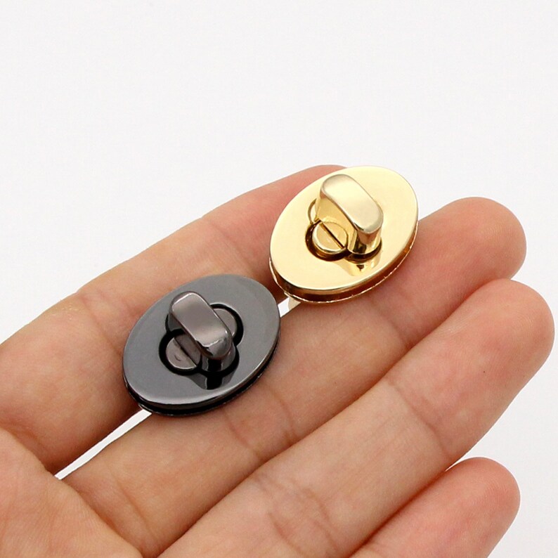 24mm17mm Purse Lock Gold Gunmetal Twist Locks Turn Lock - Etsy