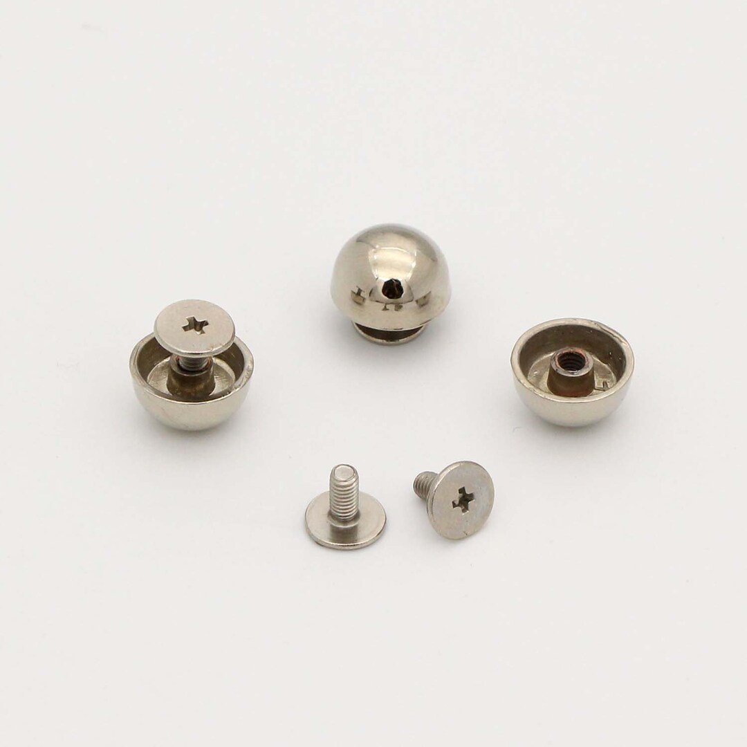 10set Screw Rivets 12mm Dome Rivets Chicago Screw in Rivet - Etsy