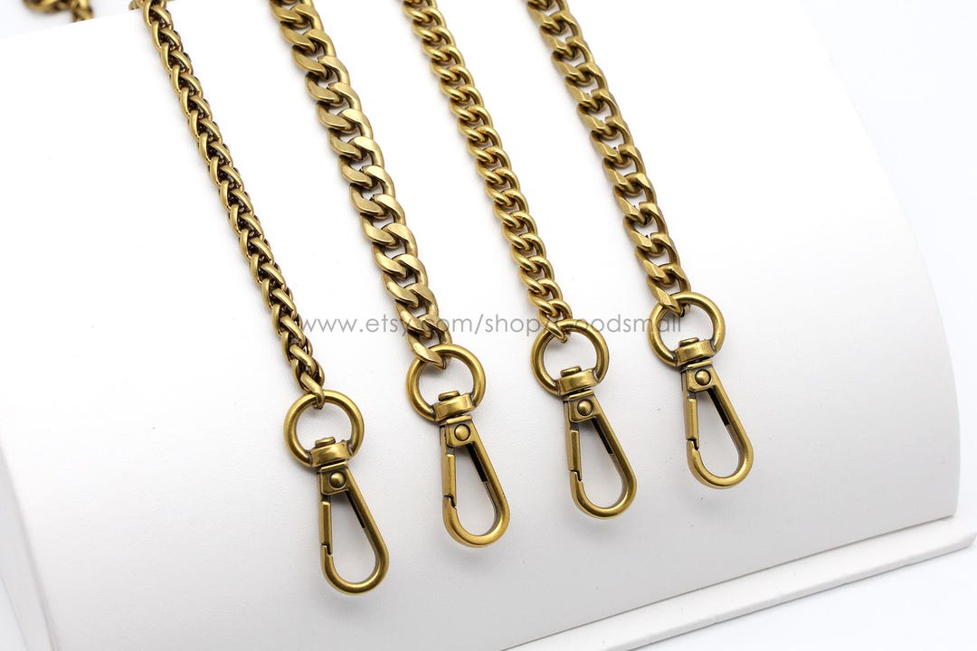 Women Bag Chain Strap Antique Gold Purse Chain Shoulder Strap - Etsy