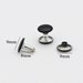 50set 98mm Matte Black Double Cap Rivets Rapid Rivets Round Rivets ...