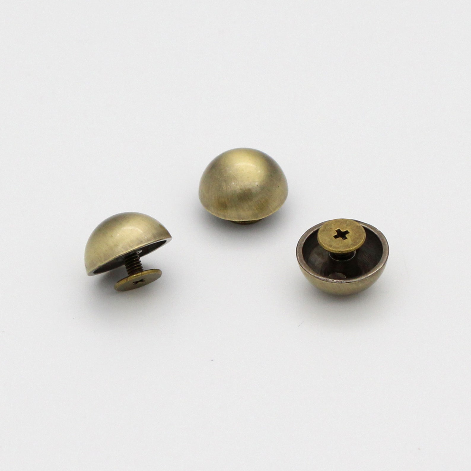 20set 15mm Rivet Screw Rivets Screw Studs Dome Rivets Chicago Screw in ...