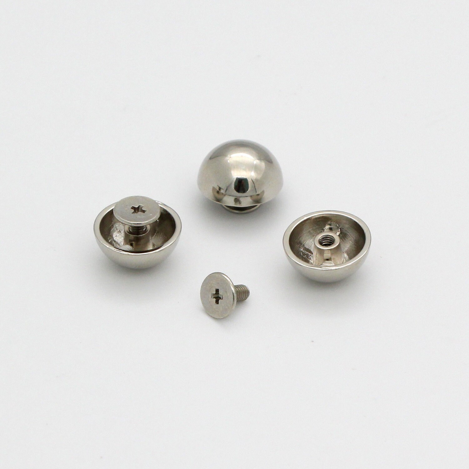 10set Screw Rivets 15mm Dome Rivets Chicago Screw in Rivet Purse Feet ...