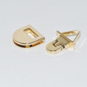 Bag Lock Gold Purse Lock Flip Lock Turn Lock Latch Lock Tuck - Etsy