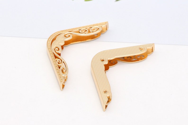 4pcs Metal Purse Corner Leather Clip Bag Corner Protector - Etsy