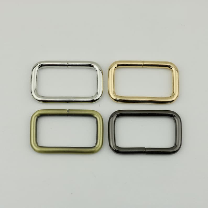 10pcs Rectangle Ring Purse Ring Rectangular Rings Purse Hardware - Etsy