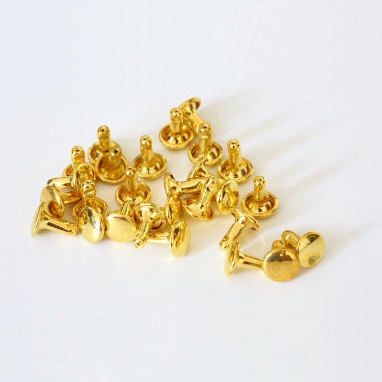 50set Brass Double Cap Rivet | Etsy