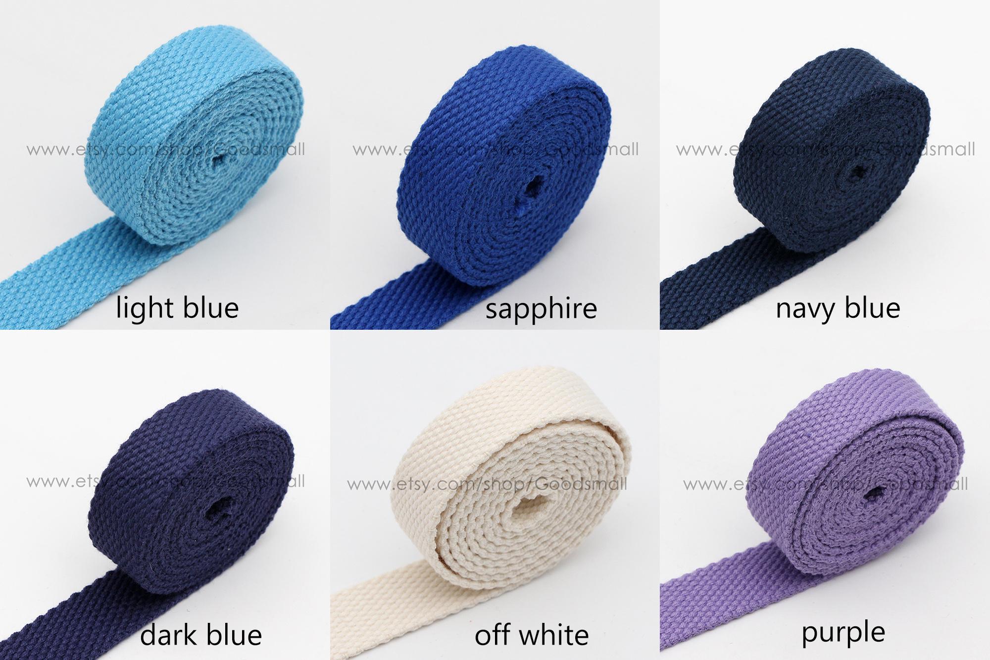 3/4" Polyester Cotton Webbing for Canvas Bag Strap Purse Strap Sold by ...