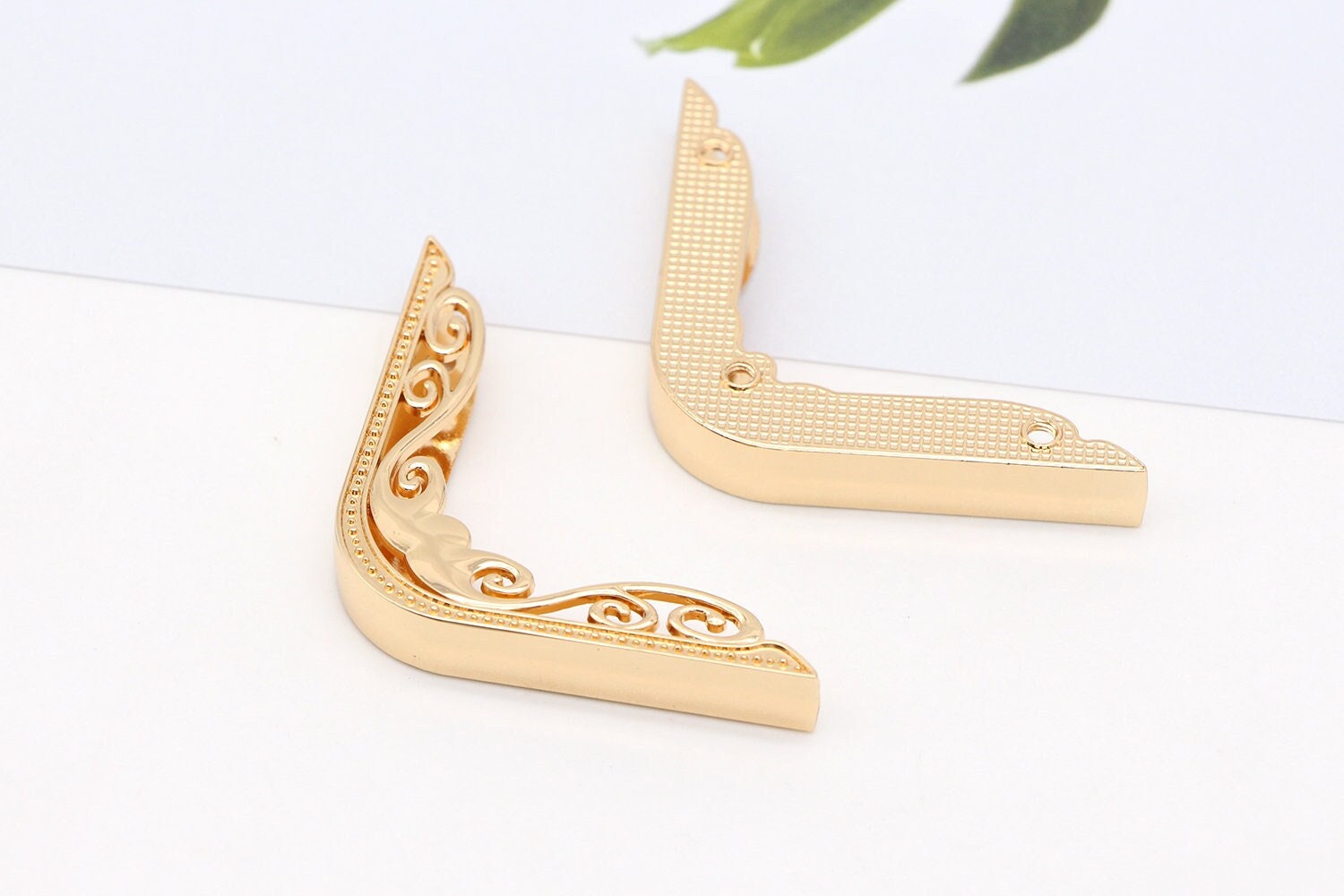 4pcs Metal Purse Corner Leather Clip Bag Corner Protector - Etsy
