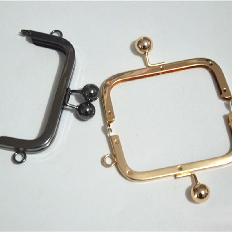 10cm Diy Purse Frame With Chain Loops Bag Frames Metal Purse - Etsy