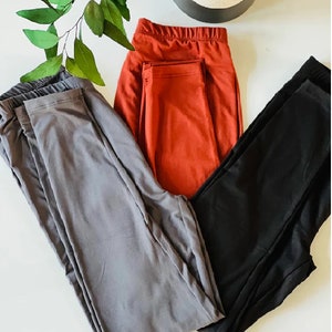 Premium Microfiber Leggings - Ultra-soft Full-length Pants for Everyday ...