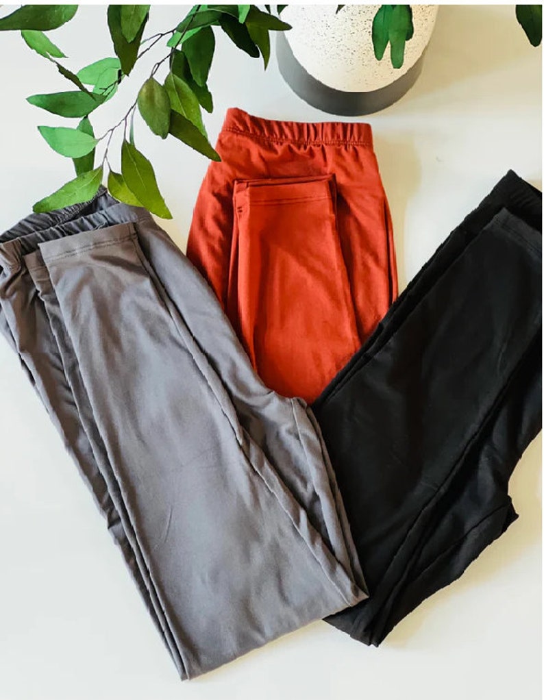 Premium Microfiber Leggings - Ultra-soft Full-length Pants for Everyday ...