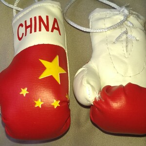 China Flag Mini Boxing Gloves Novelties Souvenir Cars - Etsy