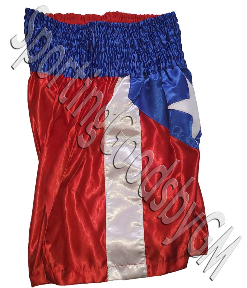 Puerto Rico Flag Boxing Trunks Boxing Shorts Martial Arts - Etsy