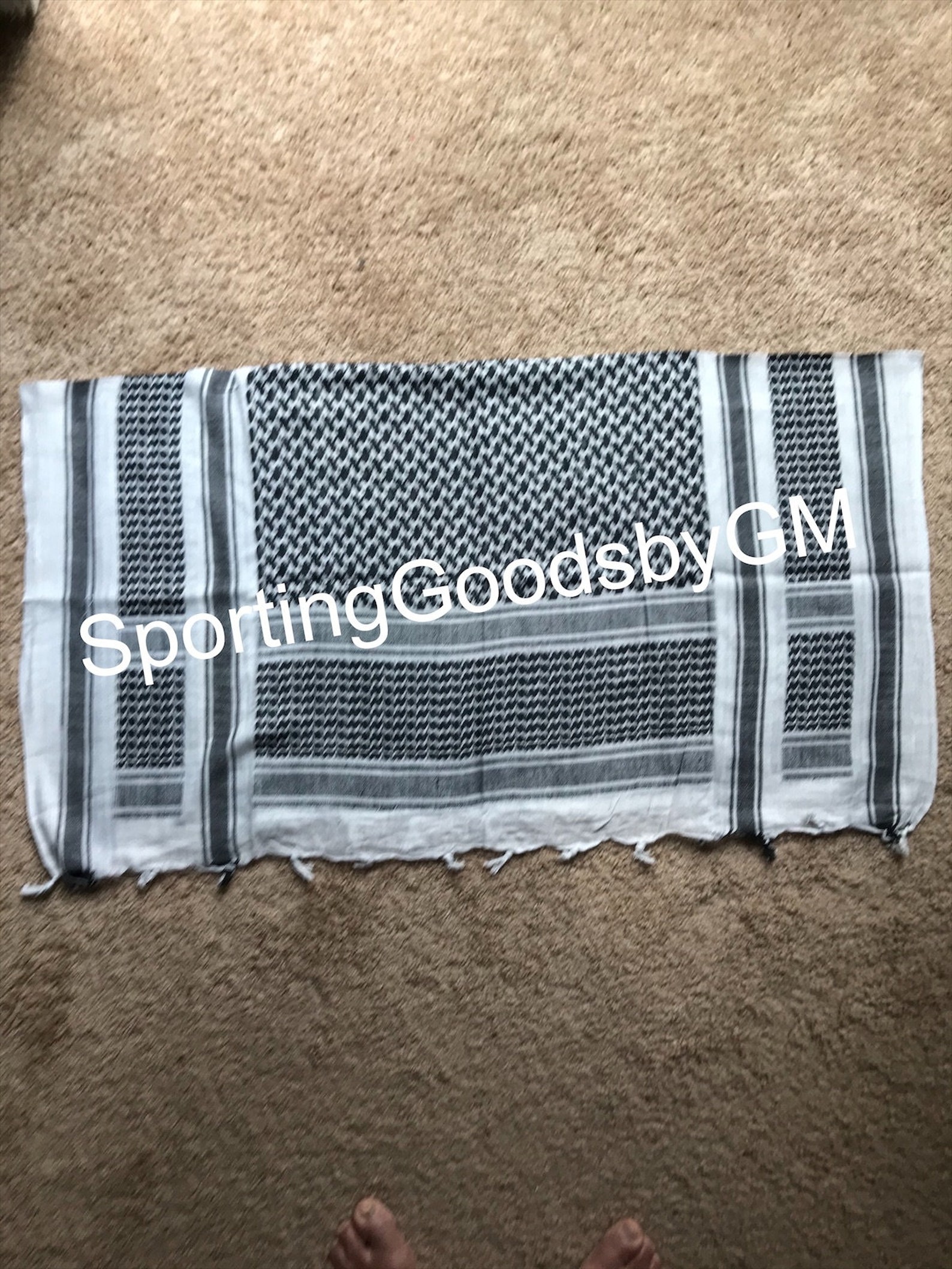 White Black Soft Shemagh Keffiyeh Military Army Navy AIr Force | Etsy