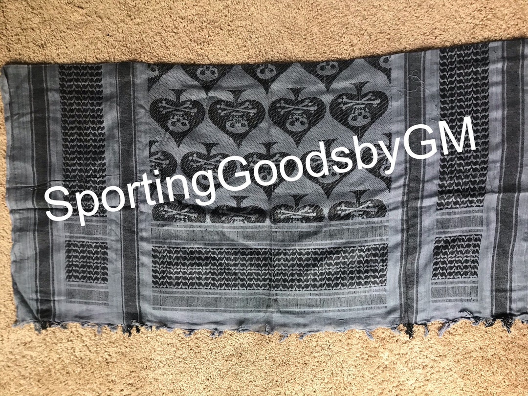 Gray & Black Soft Shemagh, Keffiyeh, Military, Army, Navy, Air Force ...