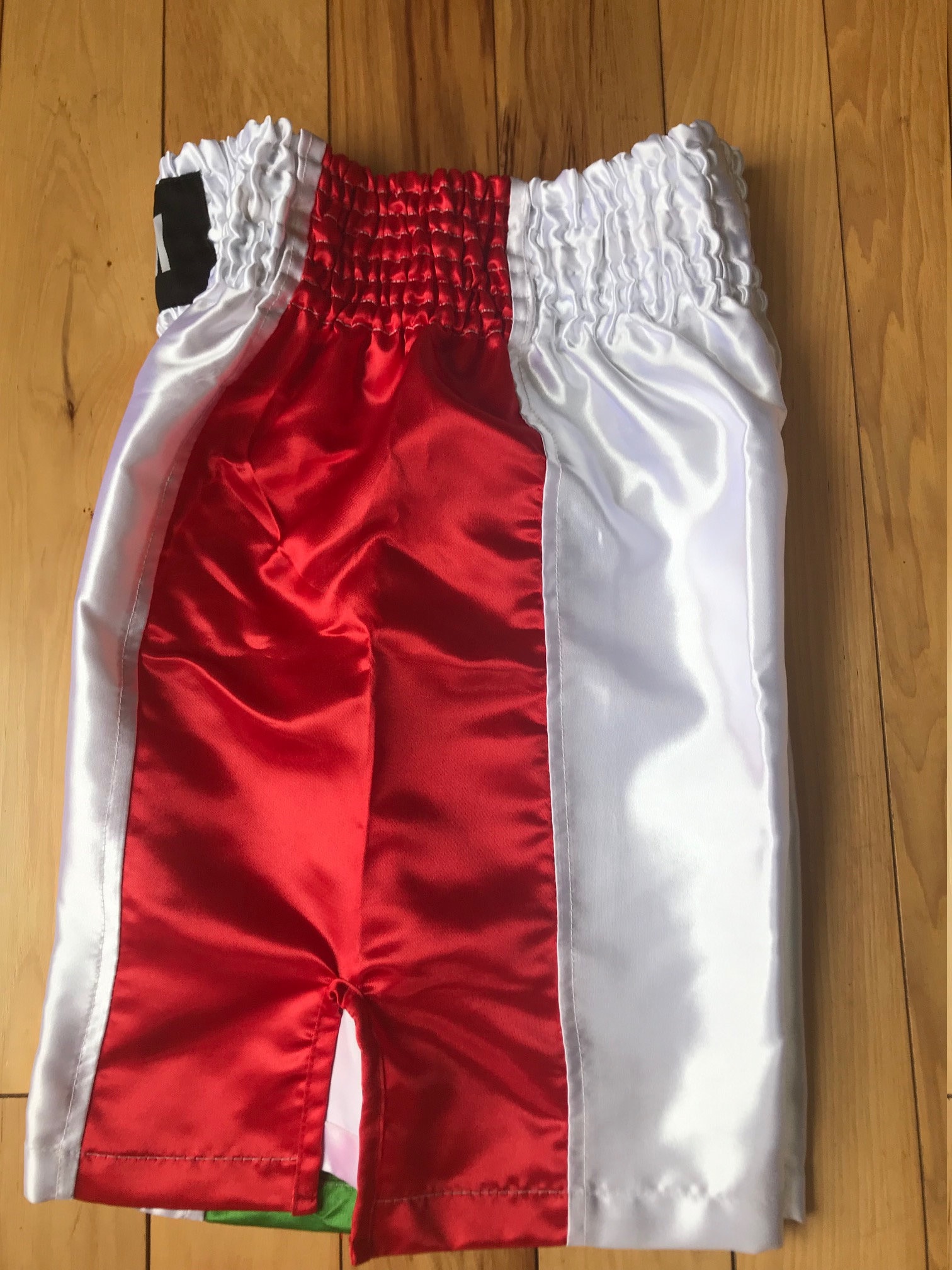 GM MEXICO Flag With Green/white/red Elastic Boxing Short, Boxing ...